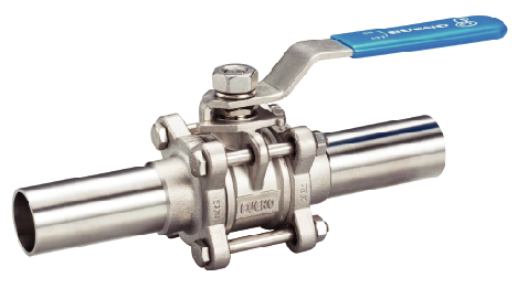 Three-piece Butt Weld End Ball Valve